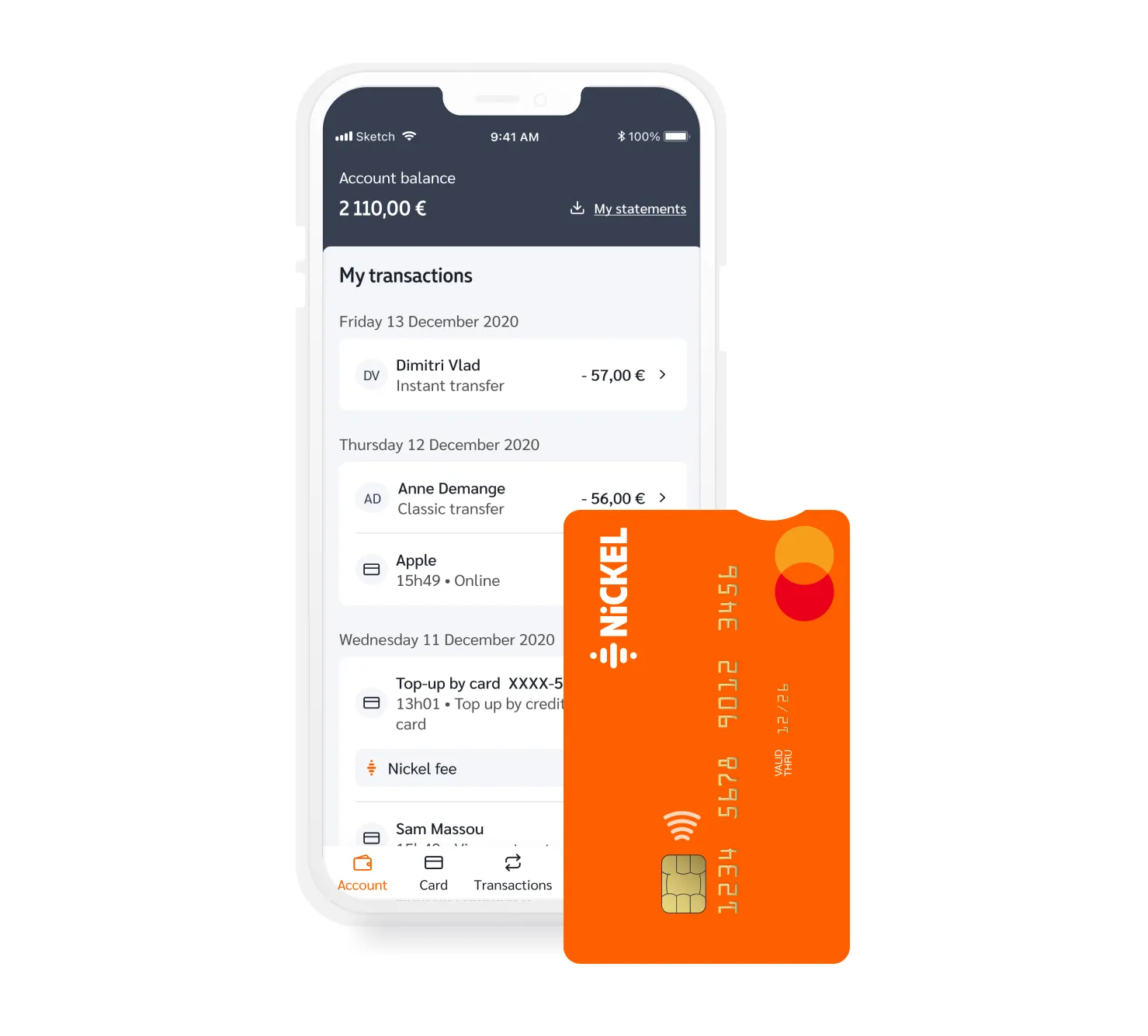 Nickel | The account that opens in a press shop